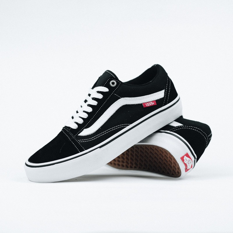 Van Oldskool Pro Hitam Putih 100% Original | Shopee Malaysia