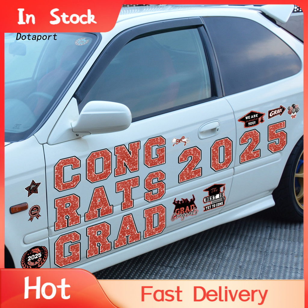 KDDT- Durable Graduation Stickers Graduation Car Decorations 2025 ...