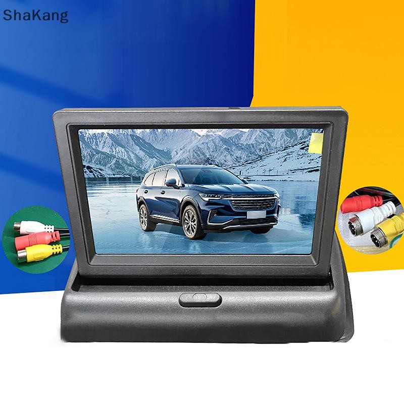 SKMY Car Rear View Camera Monitor Folding 4.3" TFT LCD HD Screen ...