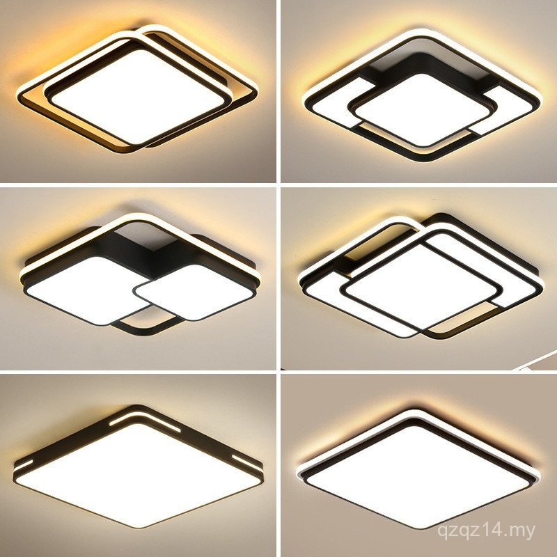 Lampu Siling Minimalis LED Lampu Ruang Tamu Rumah Bulat Moden Lampu ...