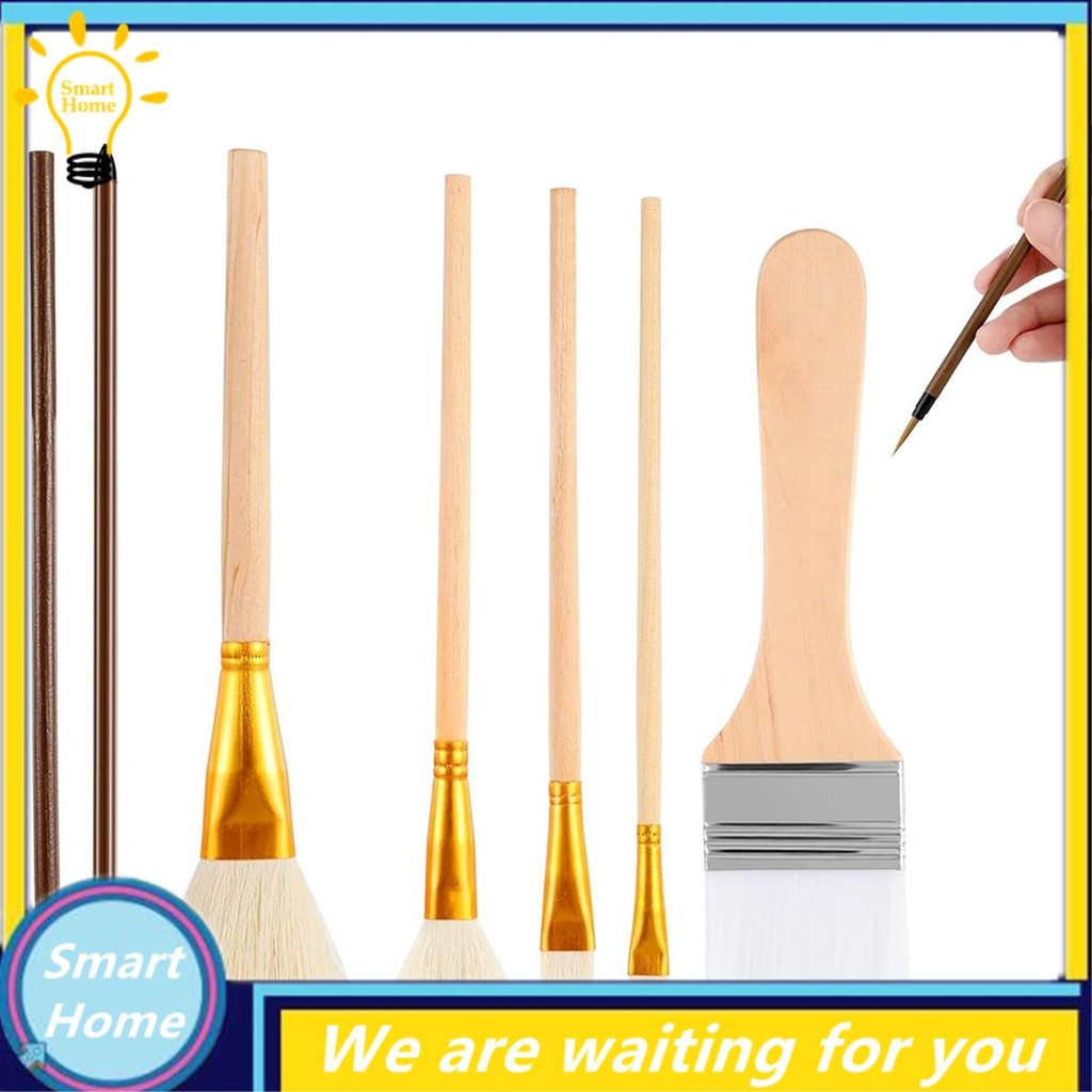 [Hmou] 7 Pieces Ceramic Glaze Tools, Pottery Supplies Different Shapes ...