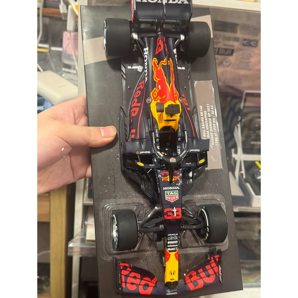 [Ready Stock] Mini Cut 1/18 Scale Red Bull RB16B Vista Pan Official ...