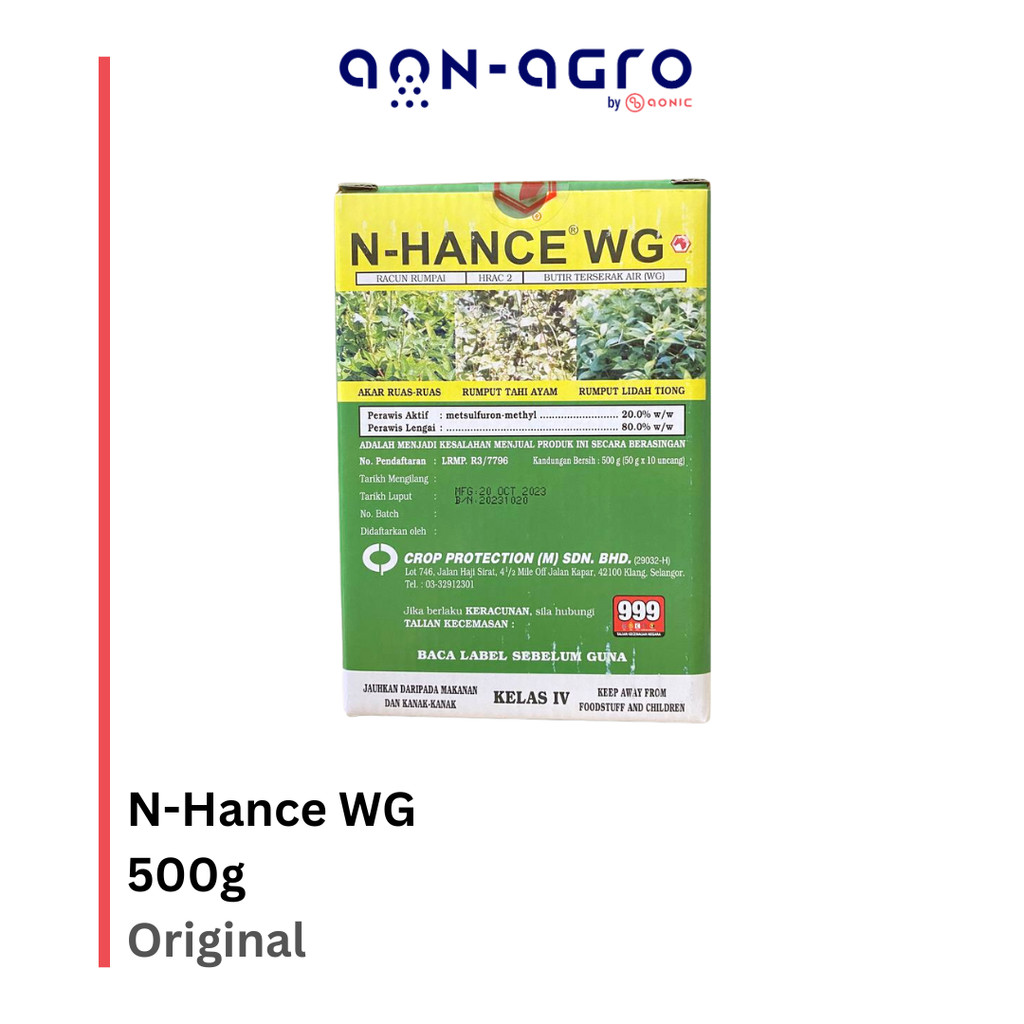 N-Hance WG 500g Metsulfuron-methyl (20%) Racun rumpai Herbicide | Akar ...