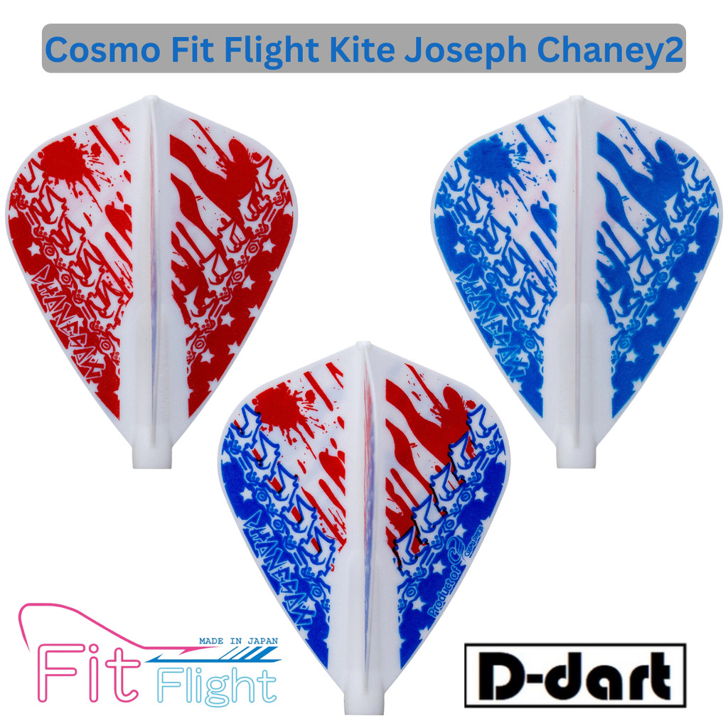 COSMO FIT FLIGHT - JOSEPH CHANEY 2 KITE NORMAL HARD FIT FLIGHTS 3PCS ...