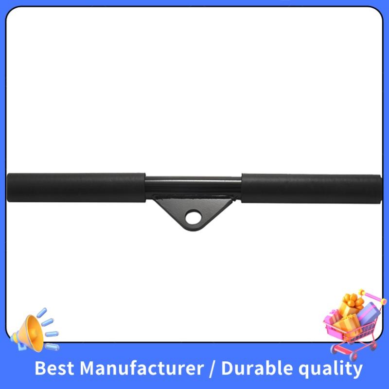 【NEW】1 PCS DIY Home Gym LAT Pull Down Bar Attachment Black Metal+Rubber ...