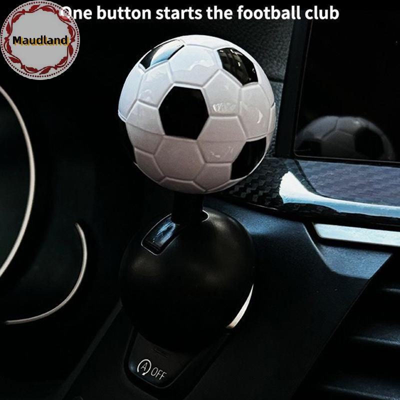 Maudland Car One Click Start Button Rocker Football Shaped Lever Engine ...