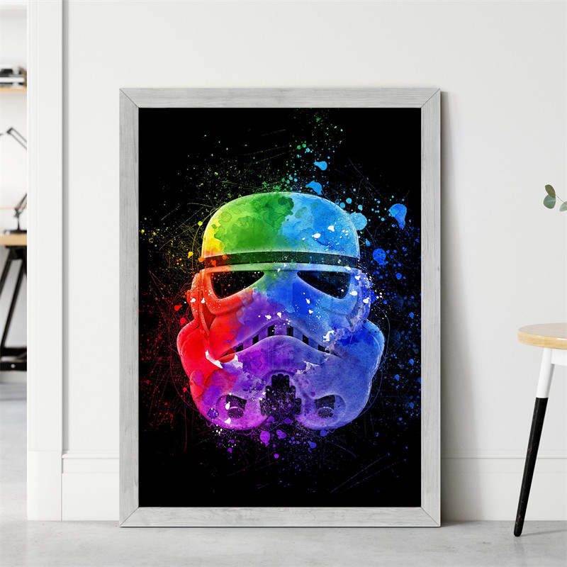 Marvel Masked Stormtroopers Canvas Paintings Star Wars Posters and ...