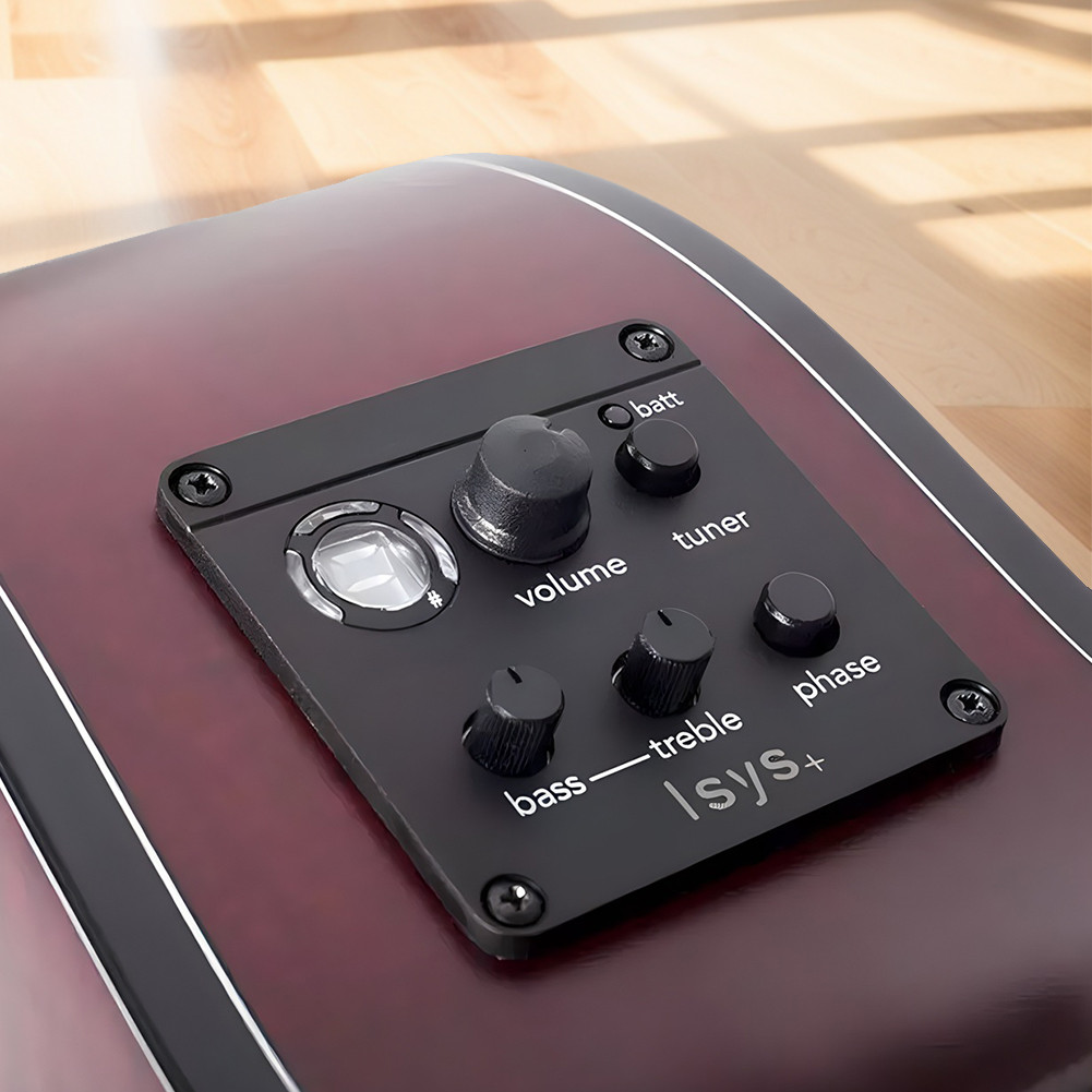 Classic Acoustic Guitar EQ Tuner Piezo Pickup Onboard Preamps Mic Blend ...