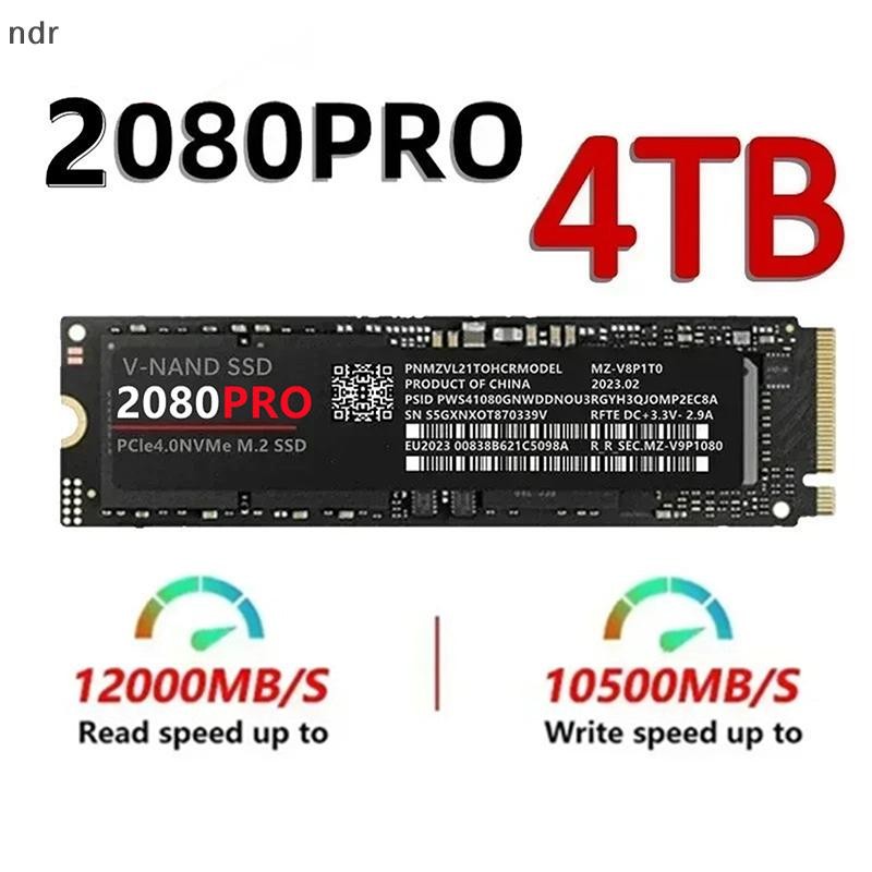 [ndr] 4TB Ssd Solid State 2080pro Hard Drive Naff M.2 Ssd Nvme PCIE 4.0 ...