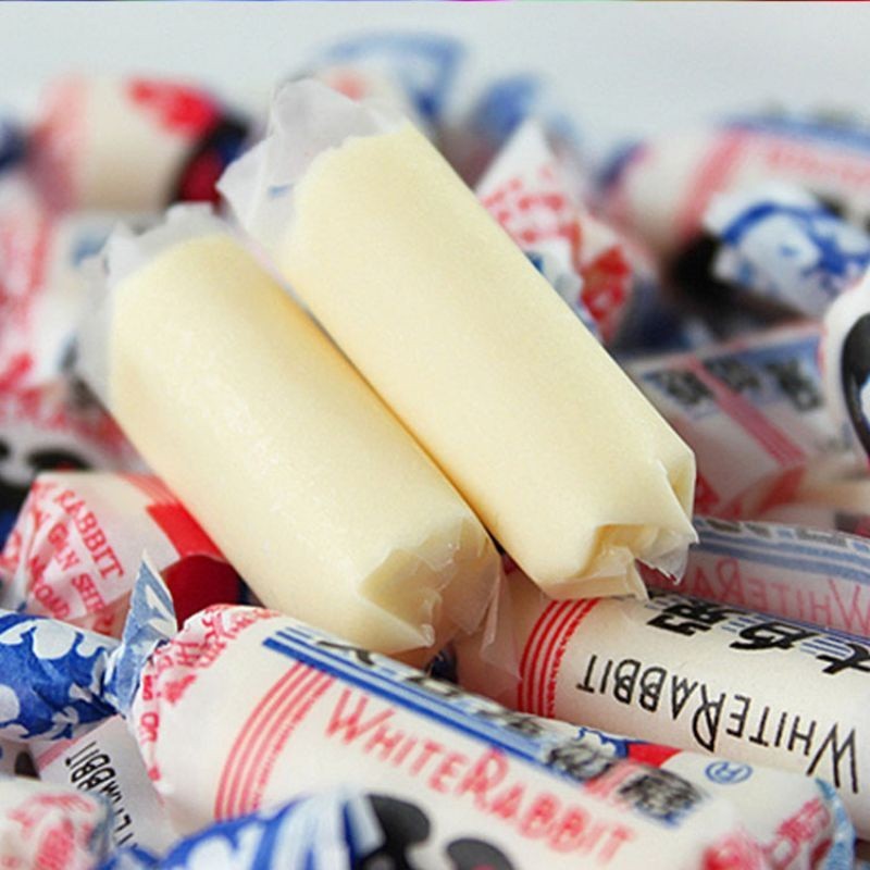 100g White Rabbit Creamy Milk Candy, Gula Susu Arnab 散装上海冠生园 大白兔奶糖 原味 ...