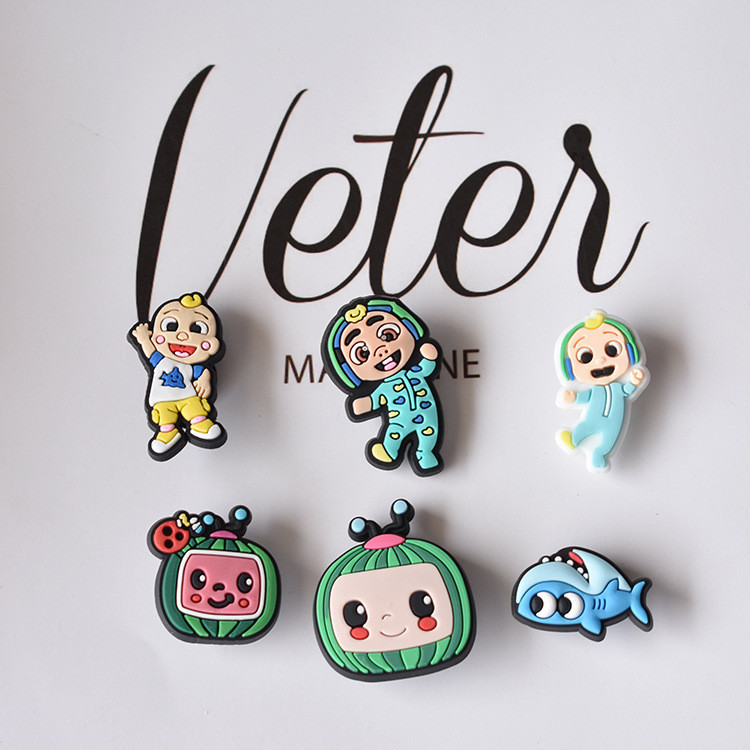 Cartoon Watermelon croccs Charm Anime jibits Cocomelon Jibits for Croc ...