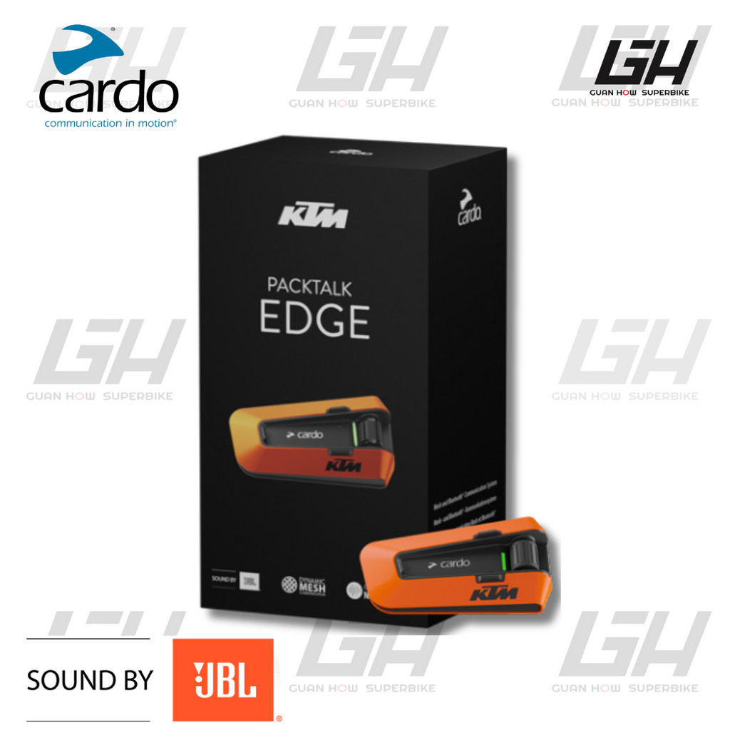 Cardo Packtalk Edge KTM Single With JBL Speaker | Shopee Malaysia
