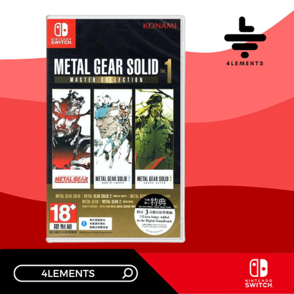 SWITCH METAL GEAR SOLID MASTER COLLECTION VOL.1 (R1/US) (GAME) (ENG ...