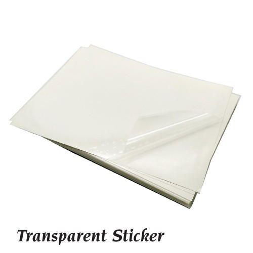 A3 Transparent Sticker A3+ 13x19 | Laser Clear PVC Sticker | OPP ...
