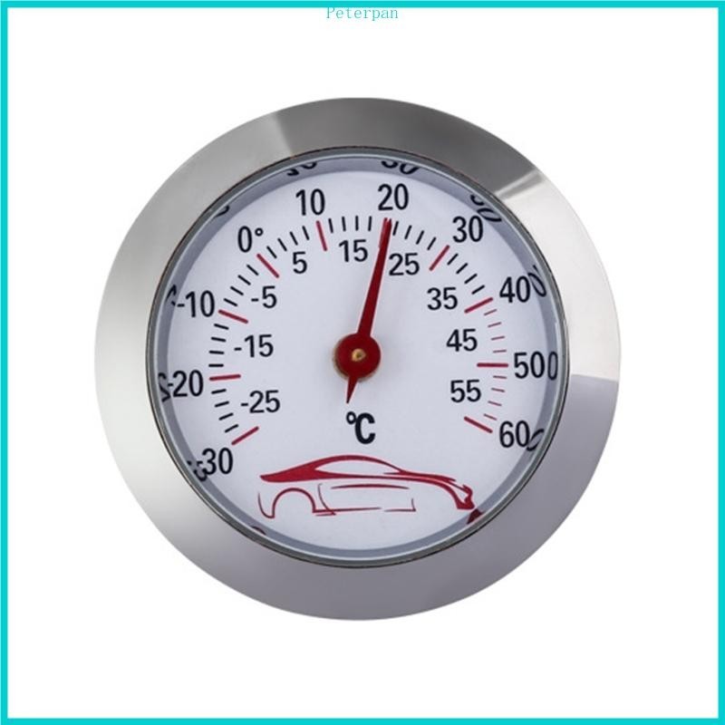 RPAN Analog Temp Monitor -30 to 60℃ Car Mini Round Temperature Test ...