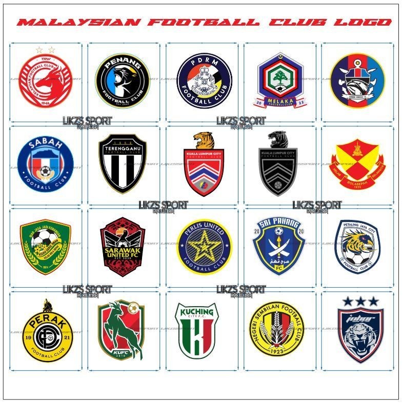 Days Sport Liga Malaysia Club (A Baru) New HD Logo Iron On Badge MIX ...