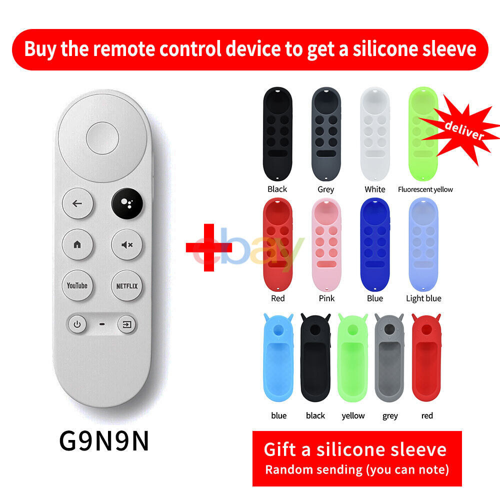 New Replace G9N9N For Chromecast 4K Google TV Voice Bluetooth Remote ...