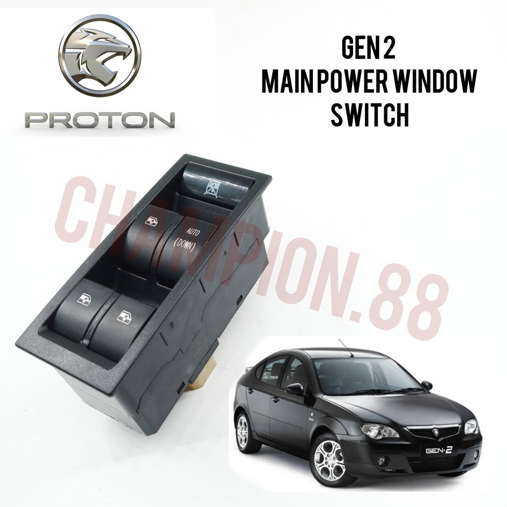 PROTON GEN 2 MAIN POWER WINDOW SWITCH | Shopee Malaysia