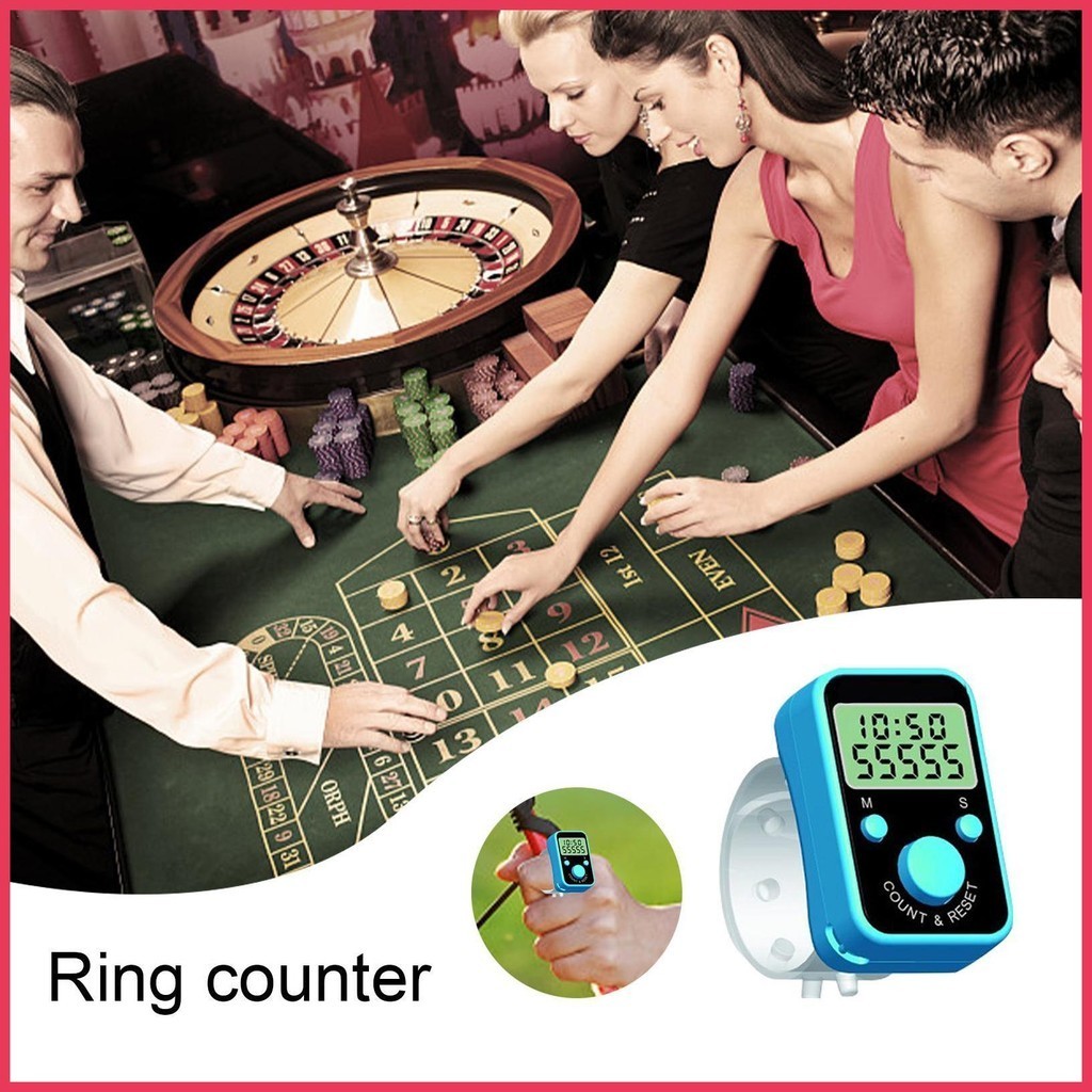 Crochet Row Counter Finger Electronic Counter Clicker With Mini LCD ...