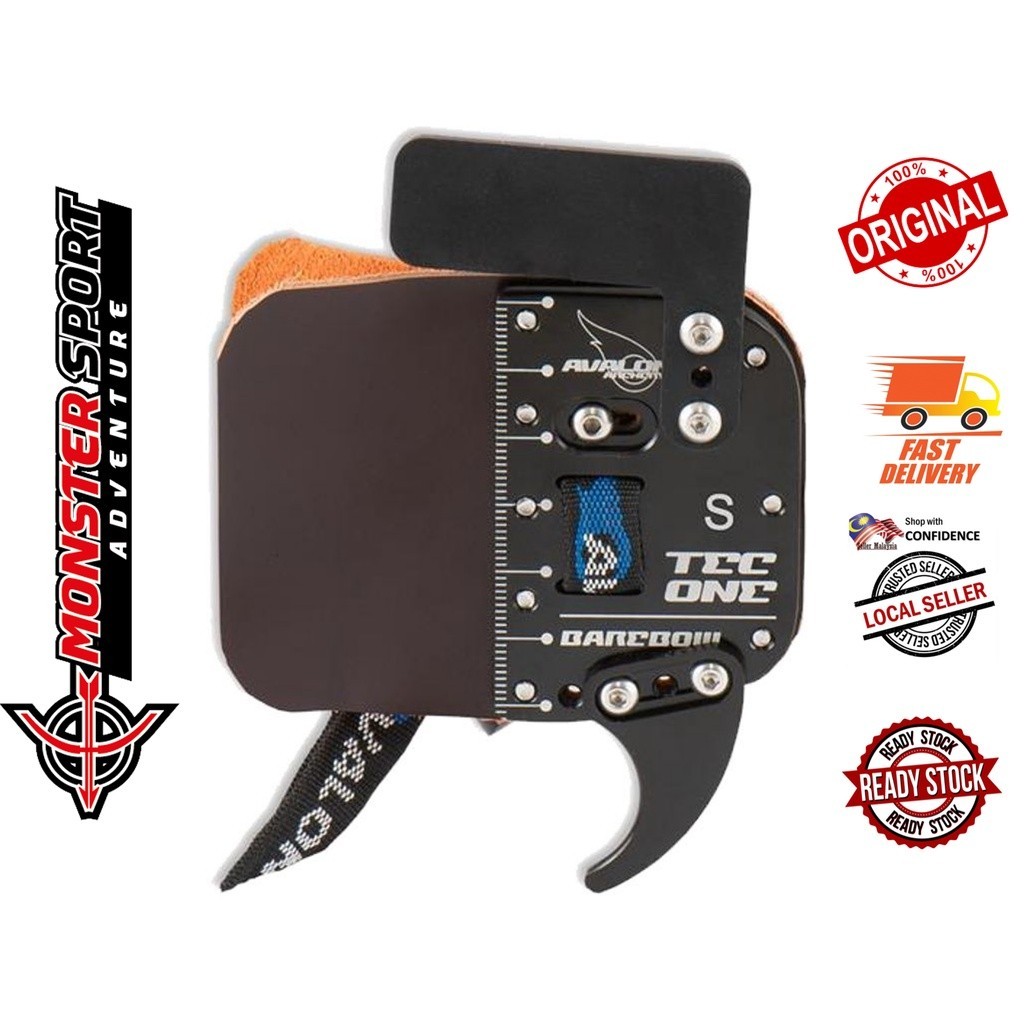 Avalon Archery Tec One Recurve Barebow Finger Tab with Prime Leather ...