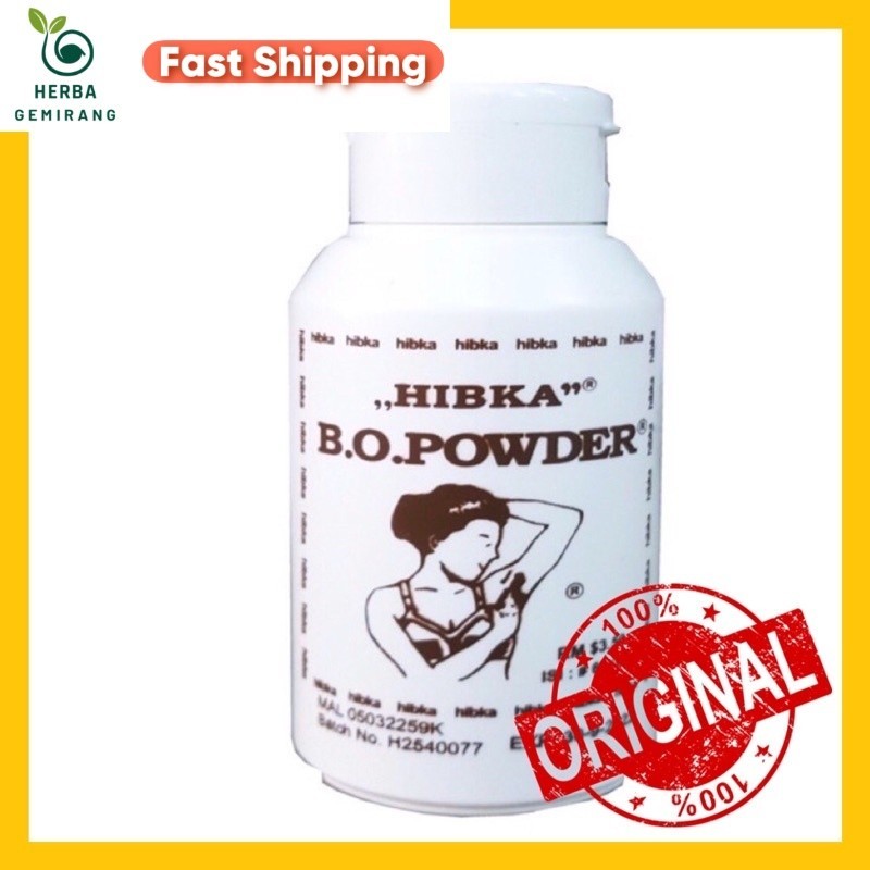 HIBKA B.O POWDER 60GM Bedak Ketiak Anti Bau | Shopee Malaysia