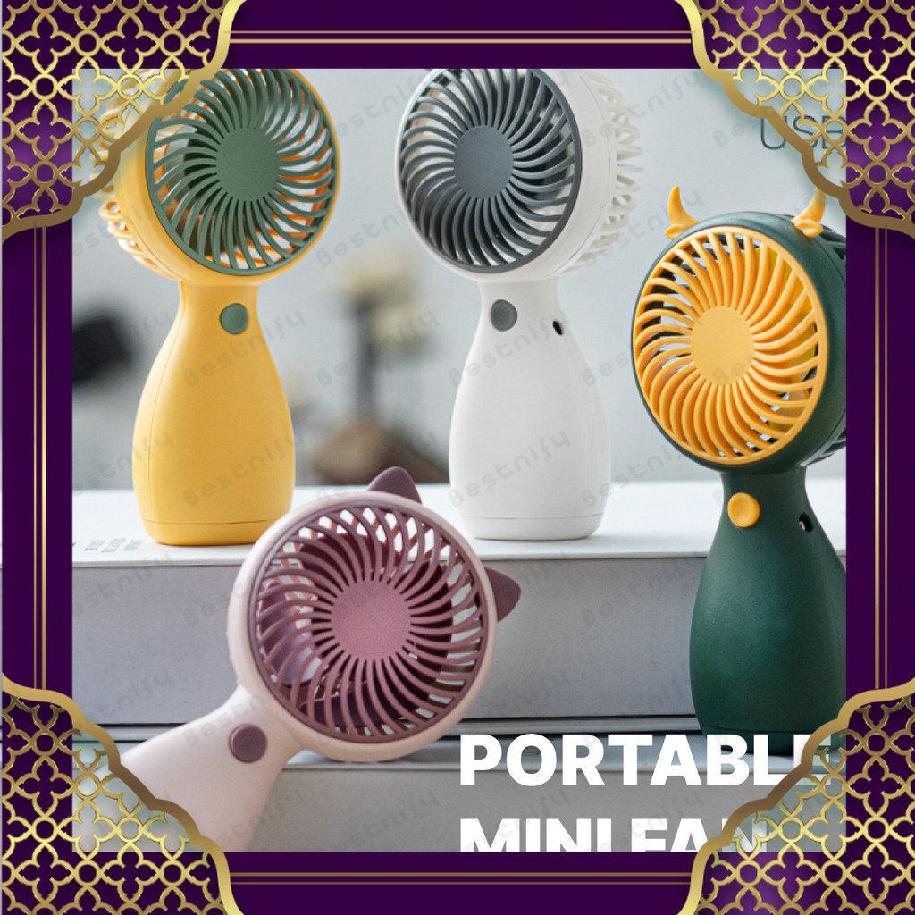 Fruit Portable Hand Table Mini Handheld Pocket Clip Fan USB Charge ...