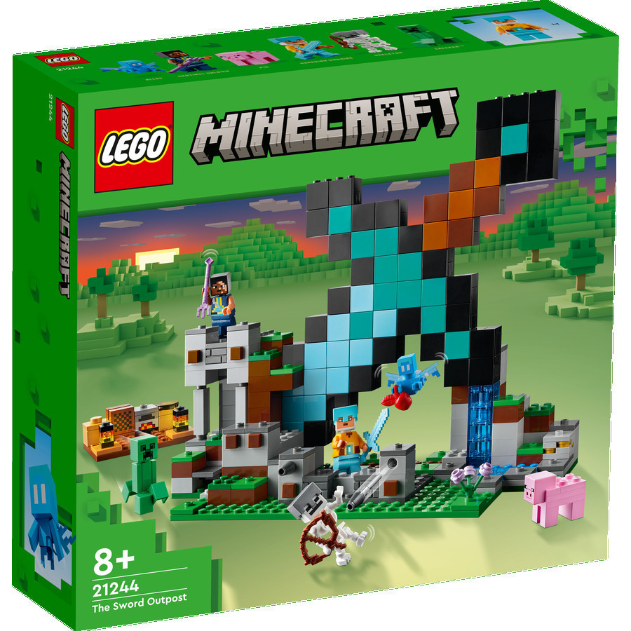 LEGO Minecraft The Sword Outpost (427 Pcs) 21244 | Shopee Malaysia