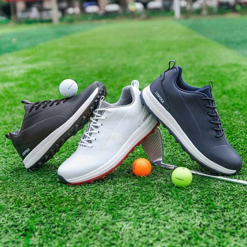 Men's Professional Lightweight Golf Shoes Non-Slip Casual Walking ...