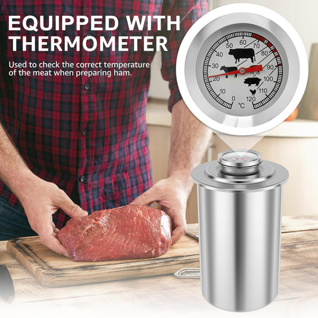 Ham Maker Kit Meat Cooker Large Capacity Stainless Steel Steamer Pot ...