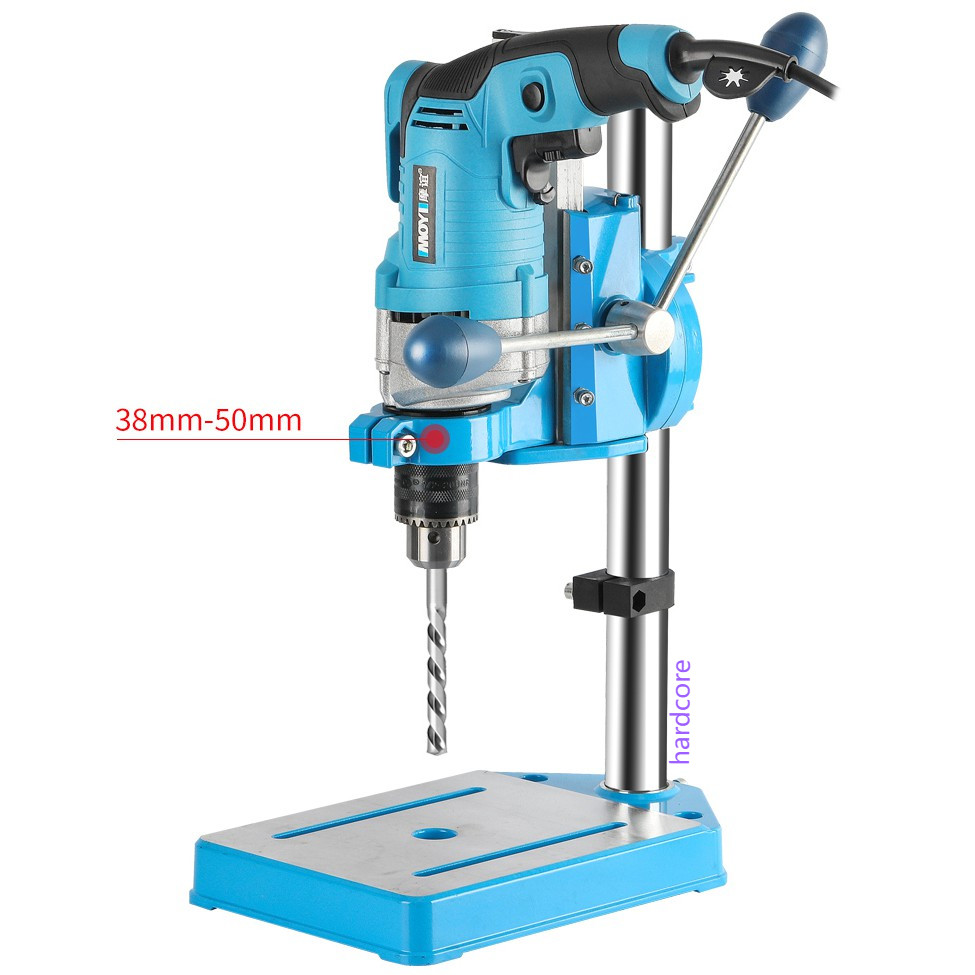electric bench drill stand Chuck woodworking Drilling Machine Angle Jig ...