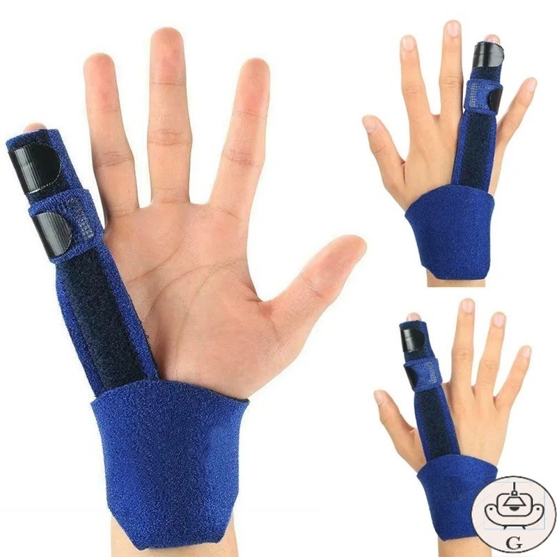 GS [Sunshine] Adjustable Finger Brace Trigger Finger Splint Straighten ...