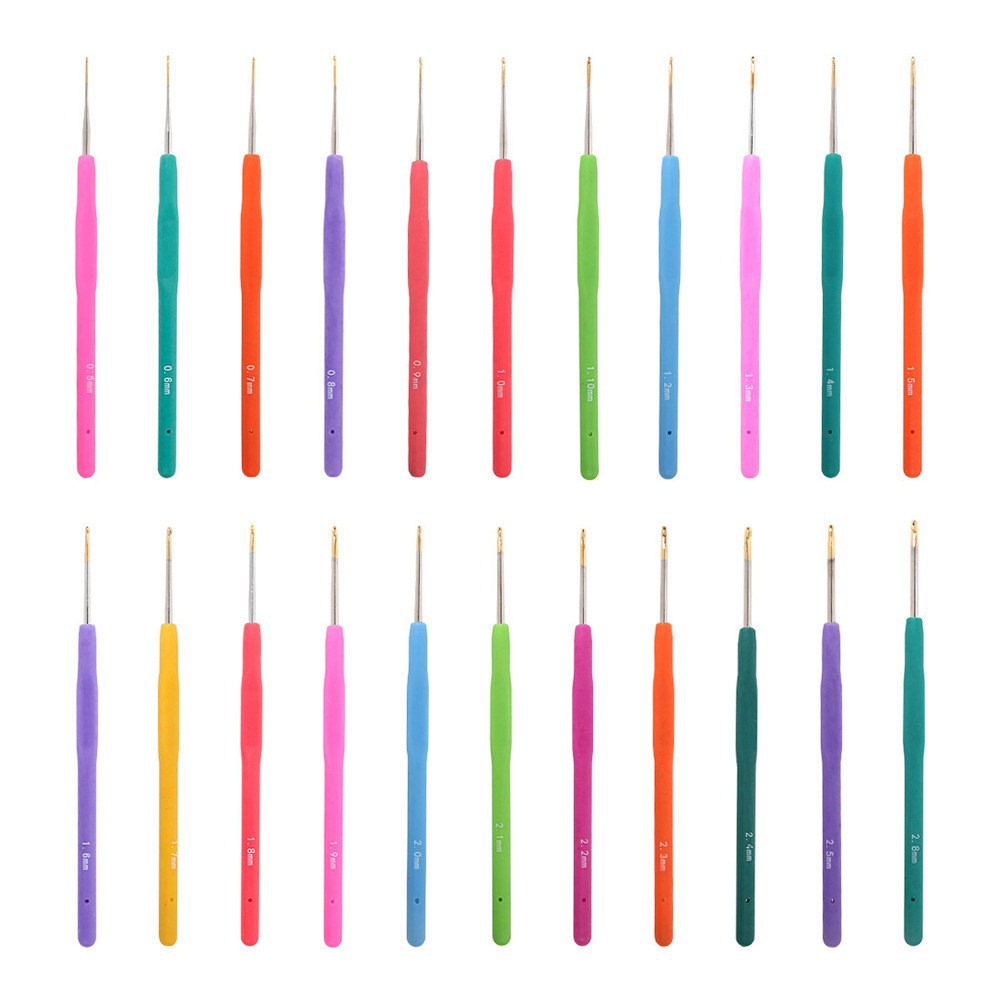 1Pc 0.5-2.8mm Small-sized Crochet Hook High End Fine Lace Crochet ...