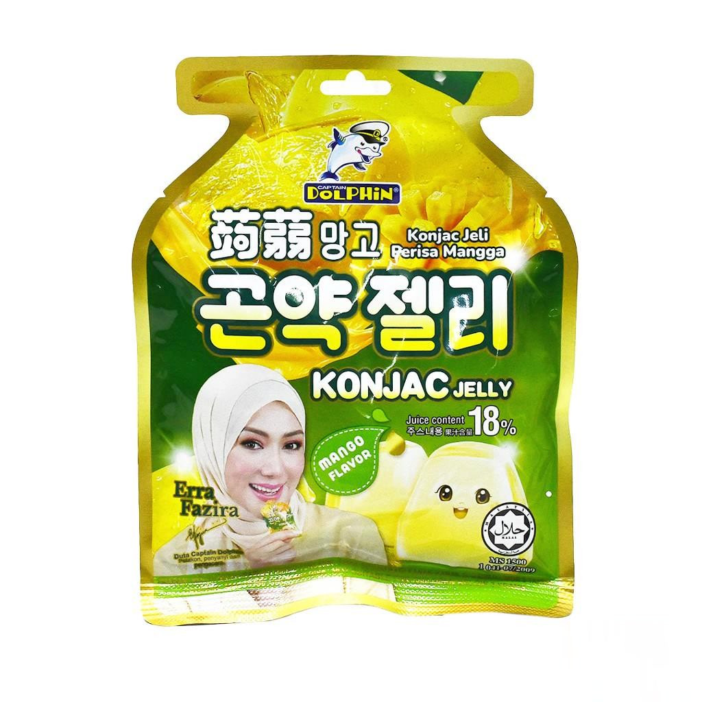 Captain Dolphin Konjac Jelly Mango Flavour 20g (6pcs/pack) | Shopee Malaysia