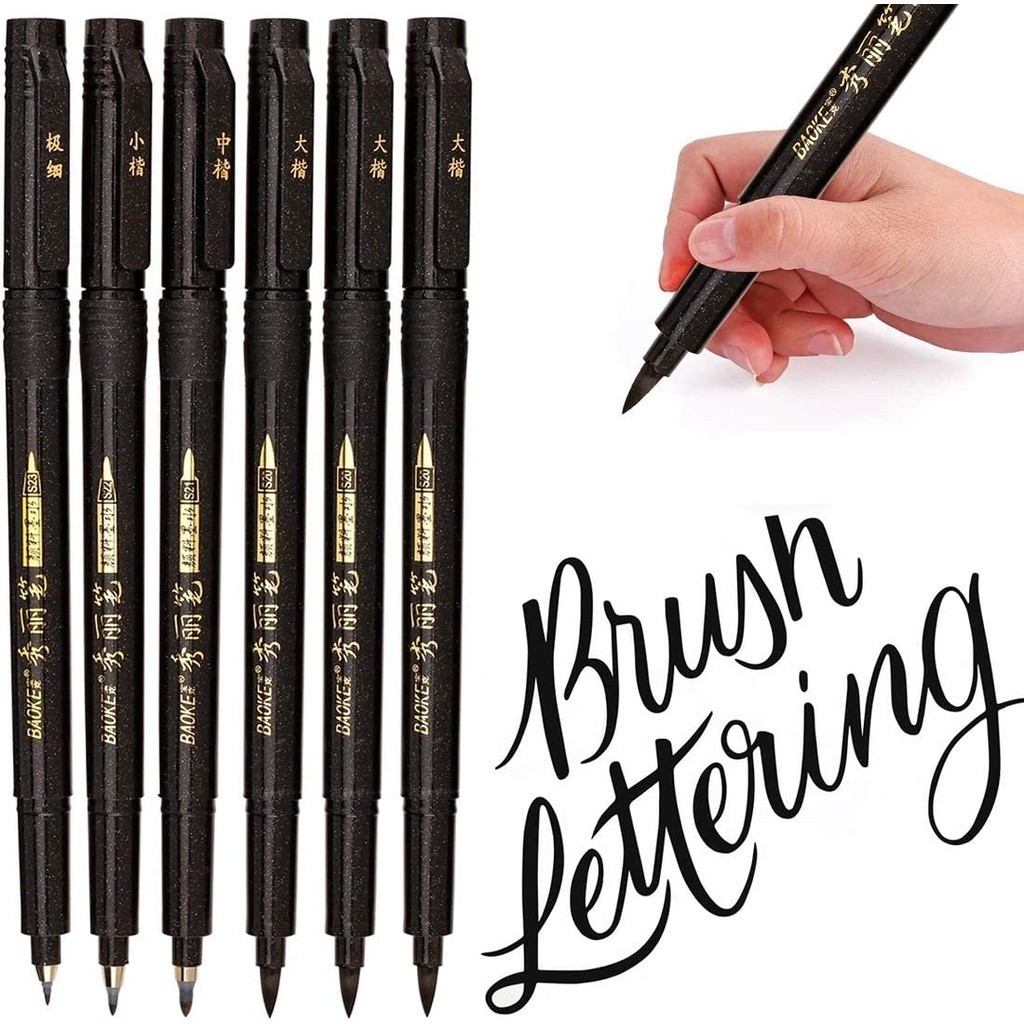 Handwriting Pen, Calligraphy, Stroke Note Number, Pen Tip, Soft and ...