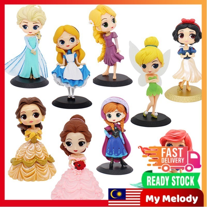 Cake Topper Frozen Elsa Anna Mermaid Cinderalla Snow White Princess ...
