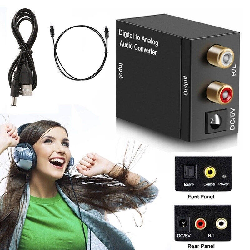 Optical to Audio AV Converter - R/L, 3.5 Port Supports Genuine Tv Model ... Optical to Audio AV Converter - R/L, 3.5 Port Supports Genuine Tv Model ...