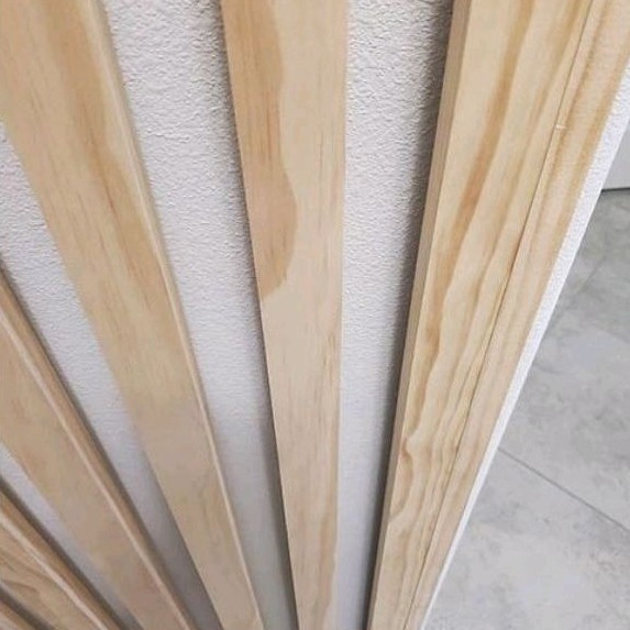 KAYU Promoo lis batten solid wood wallpanel decoration living room ...