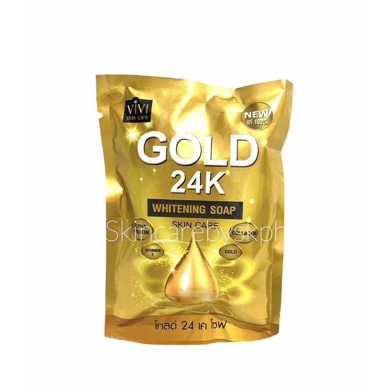 GOLD 24K WHITENING SOAP SKIN CARE 80G | Shopee Malaysia