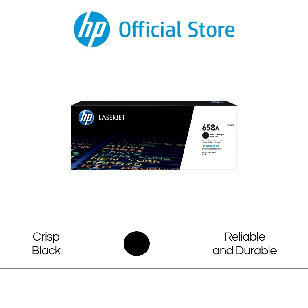 HP 658A Black Original LaserJet Toner Cartridge / Compatible for HP ...