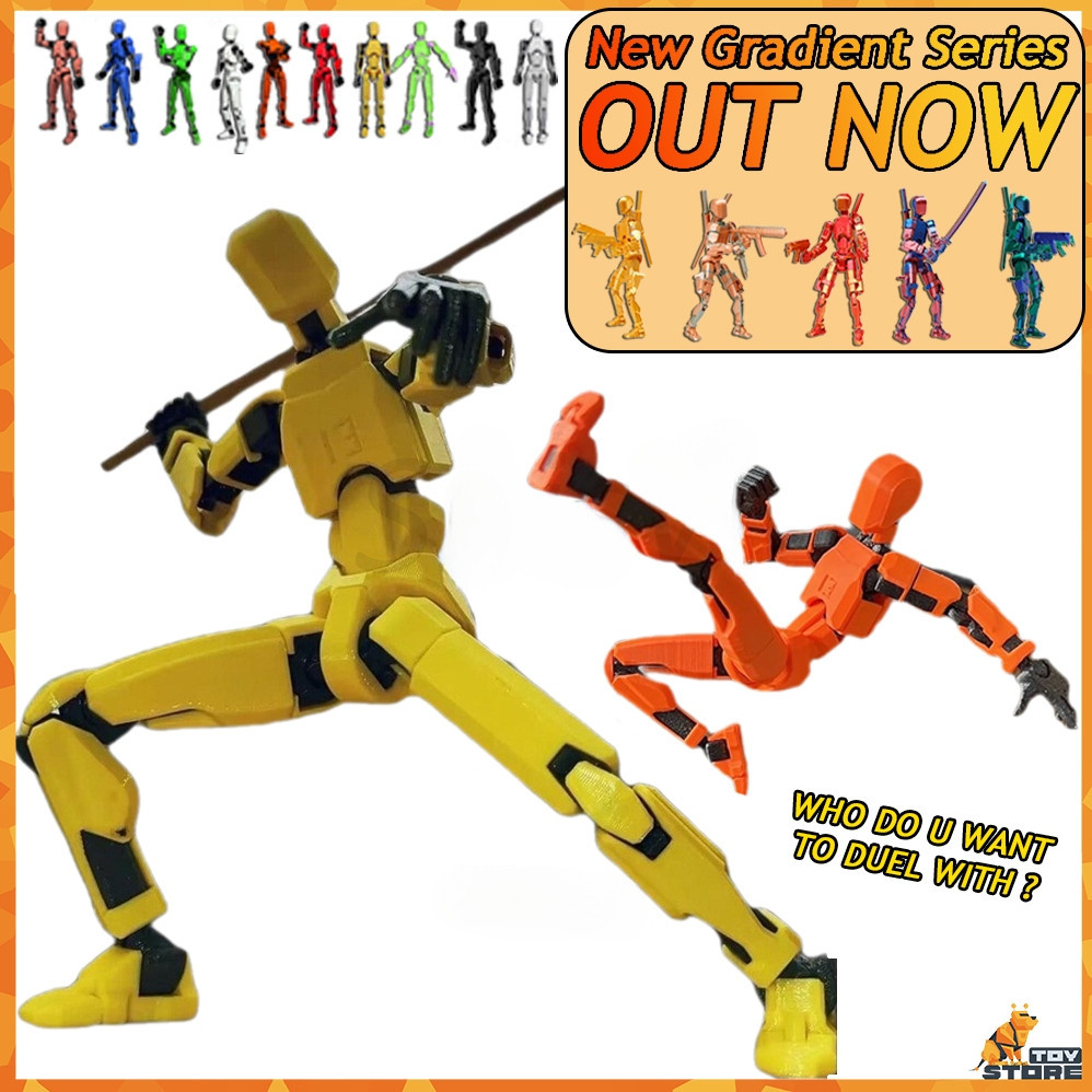 lucky 13 action figure Multi-Jointed Movable Robot 3D Printed Mannequin ...