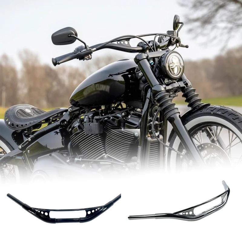 Motorcycle 1-1/4 inch Hollywood handlebars for Harley Dyna Fat Boy ...