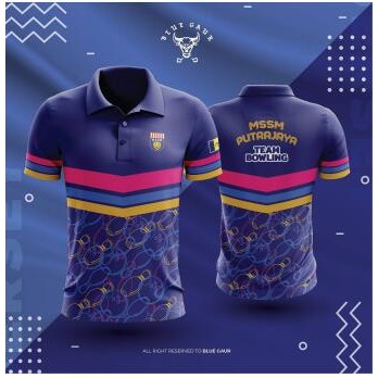 MSSM Putrajaya Bowling Team Collar Polo Shirt | Shopee Malaysia