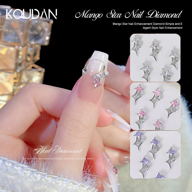 Nail Art Zircon Crystal Diamond Rhinestone Nail Decoration Nail ...