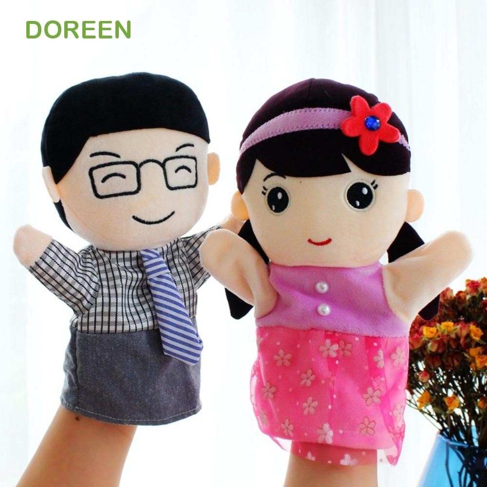 DOREEN Family Finger Puppets Toddlers Interactive Soft Toy Finger Dolls ...