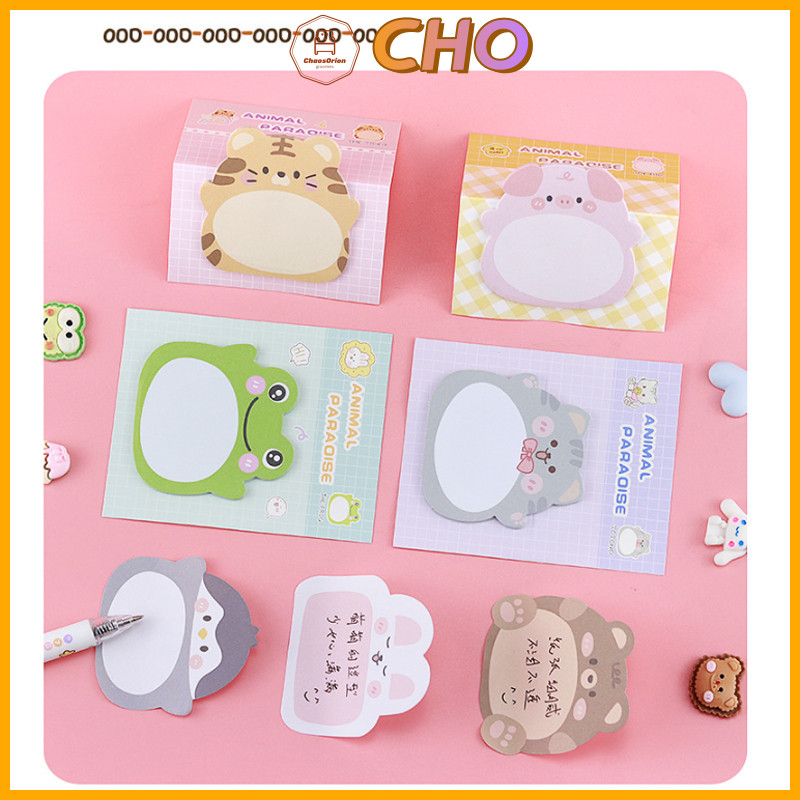 CHO Creative Standing Type Post-it Note Cute Cartoon Animal Post-it ...