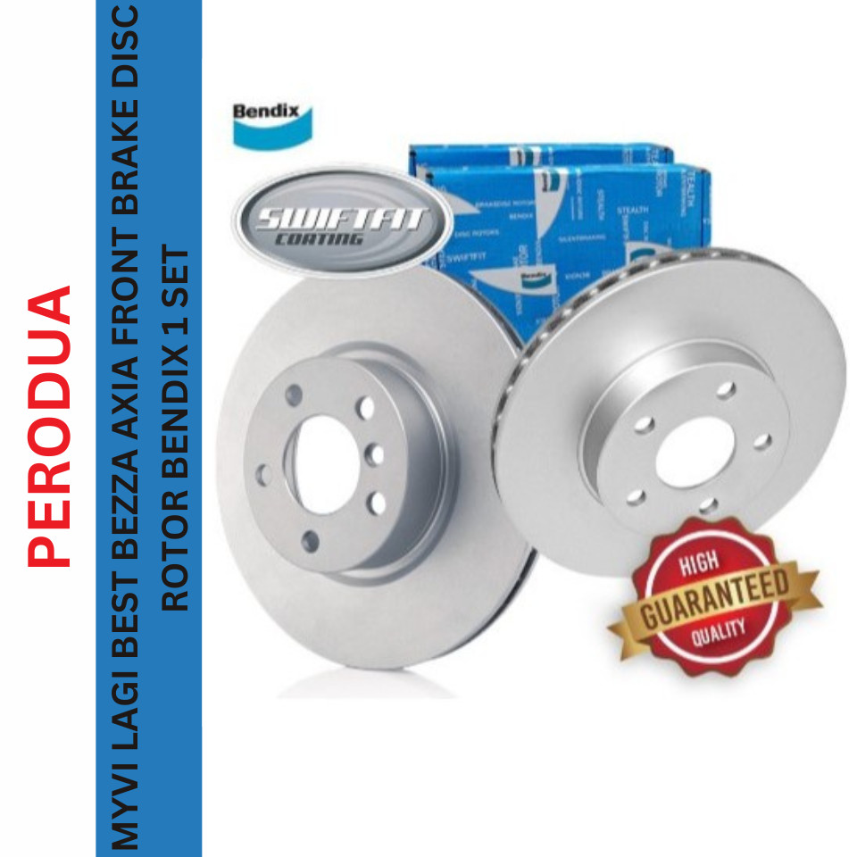 BR9506 PERODUA MYVI LAGI BEST BEZZA AXIA FRONT BRAKE DISC ROTOR BENDIX ...