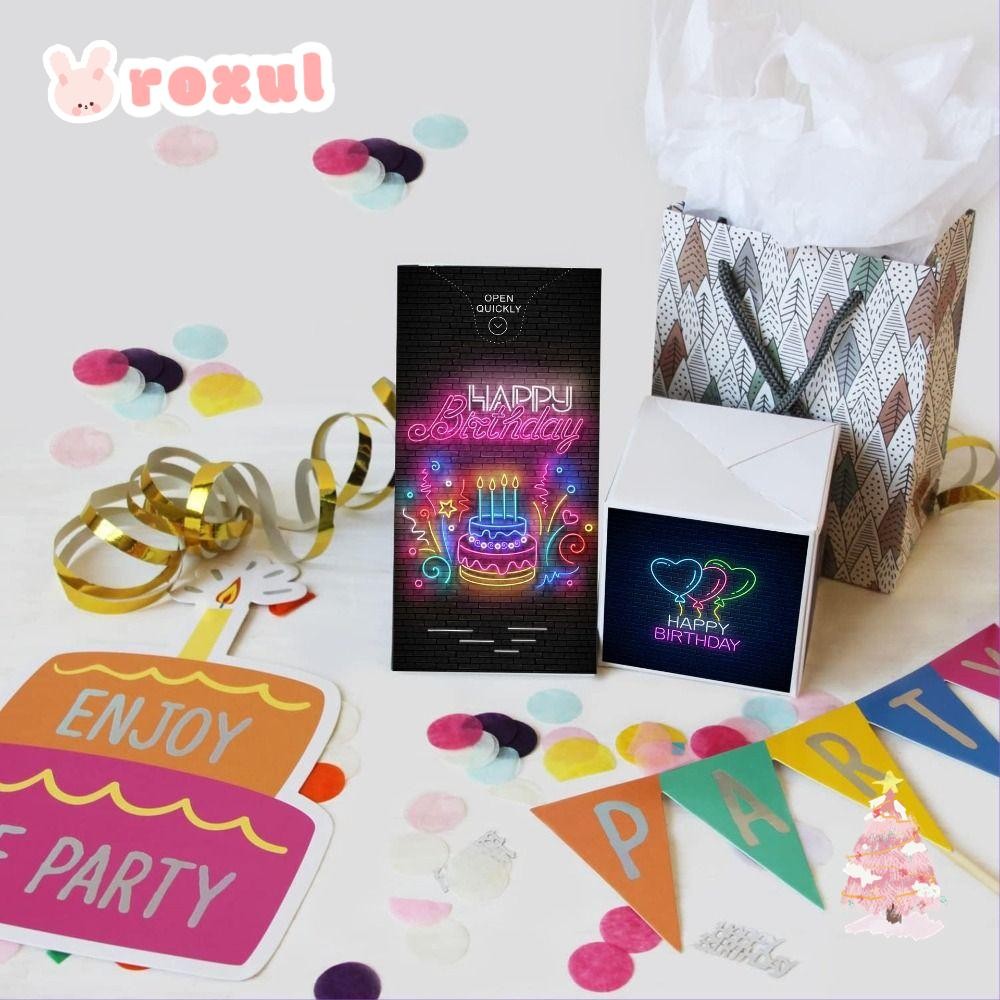 ROXUL Exploding Confetti Card, Anniversary Party Decorations Creative ...