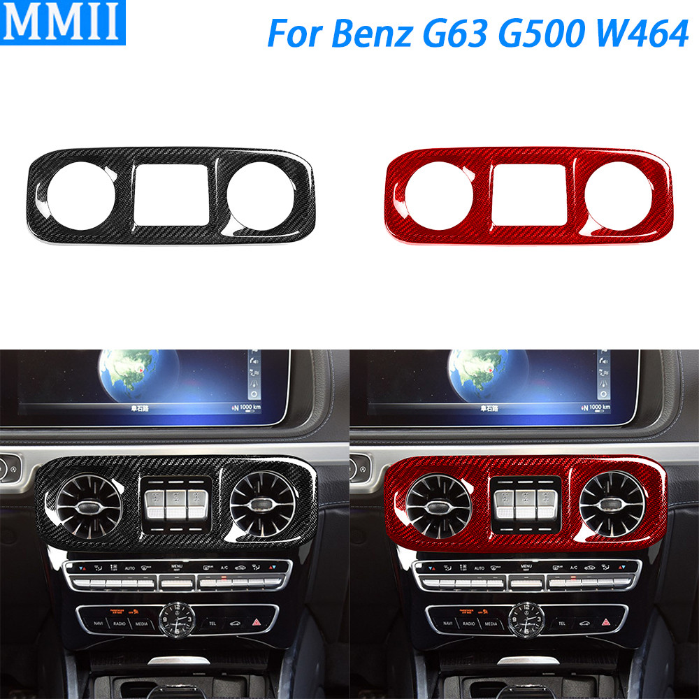 For Benz G63 G500 W464 2019-2024 Real Dry Carbon Fiber Center Console ...