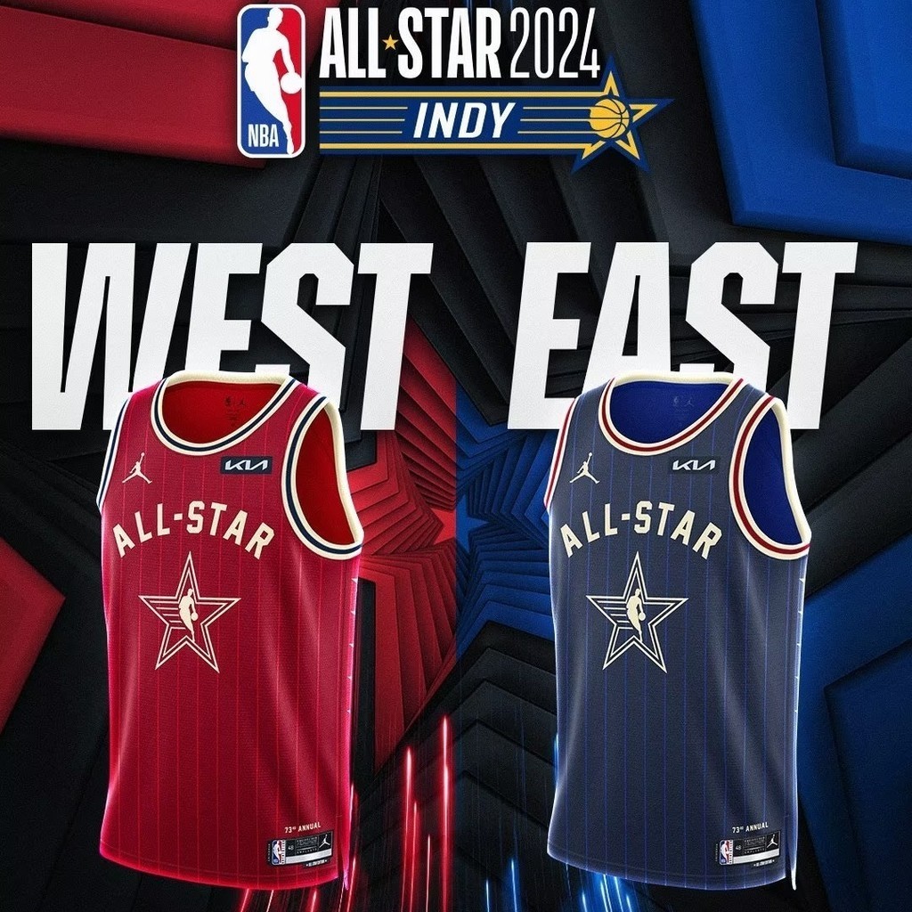 Men's Shirt Unisex 2024 All-Star Game Basketball Jersey #77 Swingman ...