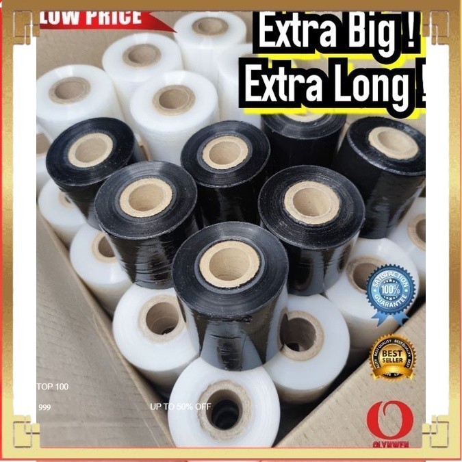 Stretch film Baby Roll (100mm / 72mm x 250g±) Extra Big Extra Long mini ...